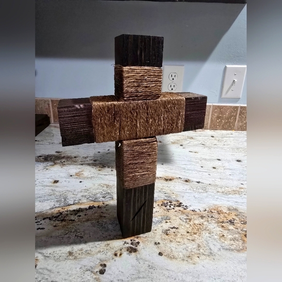 Accents | Handmade Wooden Cross Handcrafted With Solid Wood Painted And ...